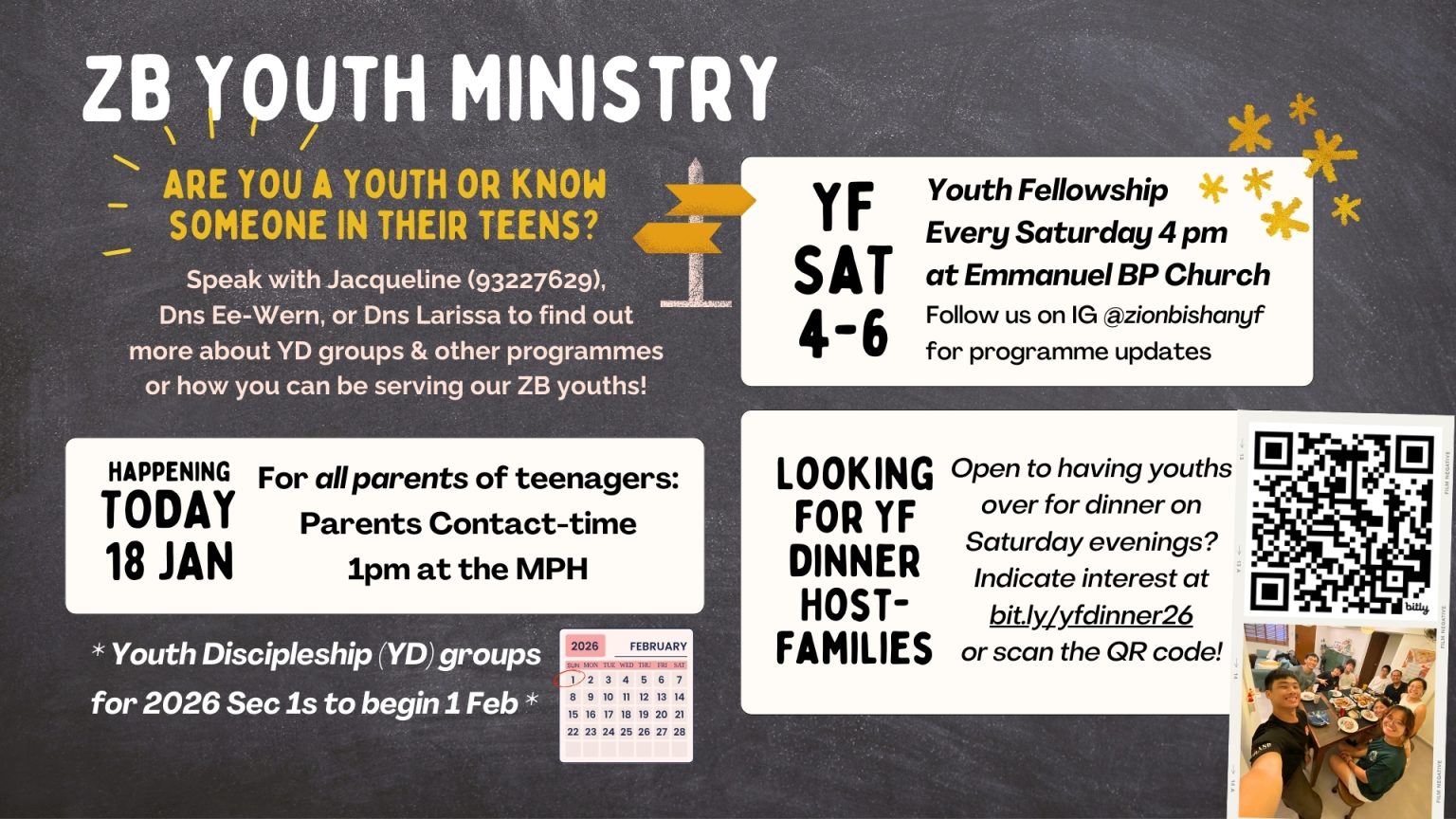 ZB Youth Ministry | Zion Bishan Bible-Presbyterian Church