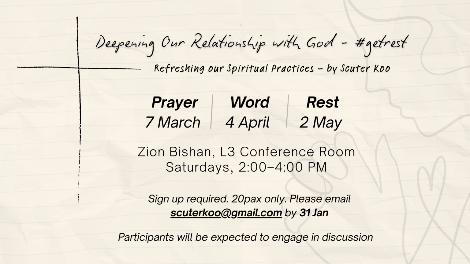 Adult Discipleship Class | Zion Bishan Bible-Presbyterian Church